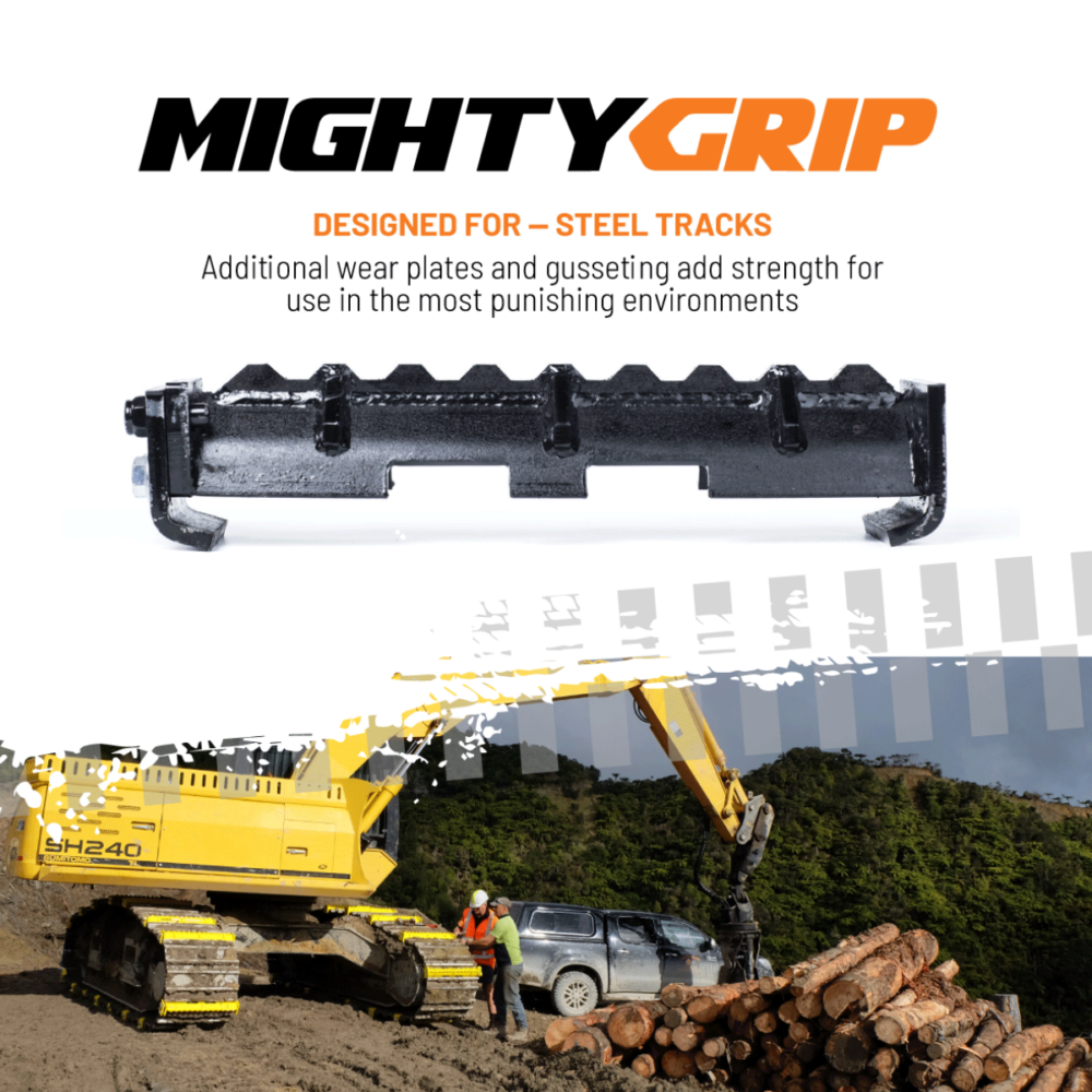 Excavator Track Attachments - TrackGrip
